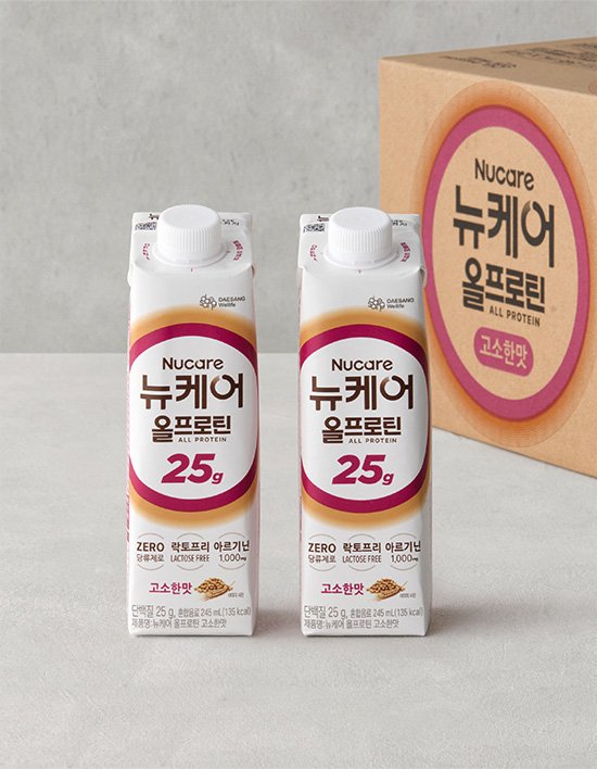 [대상웰라이프] 뉴케어 올프로틴 고소한맛 245ml (24일분) - 마켓컬리